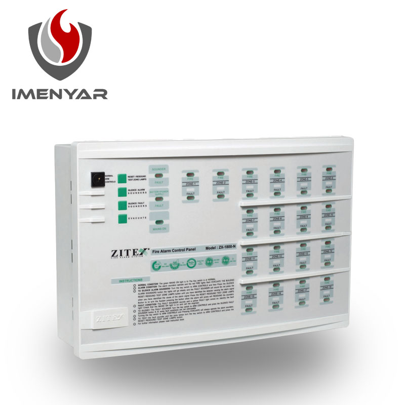 کنترل پنل اعلام حریق کانونشنال Zitex مدل ZX-1800-N - بزرگ ترین فروشگاه تجهیزات ایمنی و آتش نشانی